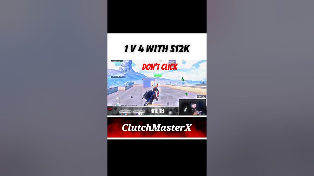 1v4 S12K Clutch With Phonk Edit 💥 | BGMI Shotgun Madness 🔥 #shorts #shortsfeed #bgmi #gaming ...