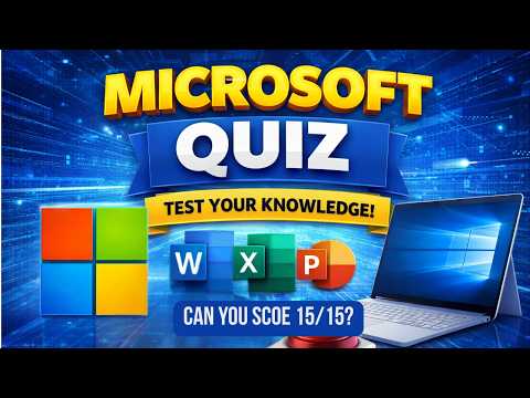 Microsoft Quiz 🧠 | Test Your Knowledge About the Tech Giant | #QuizPlatter #quizplatter #microsoft
