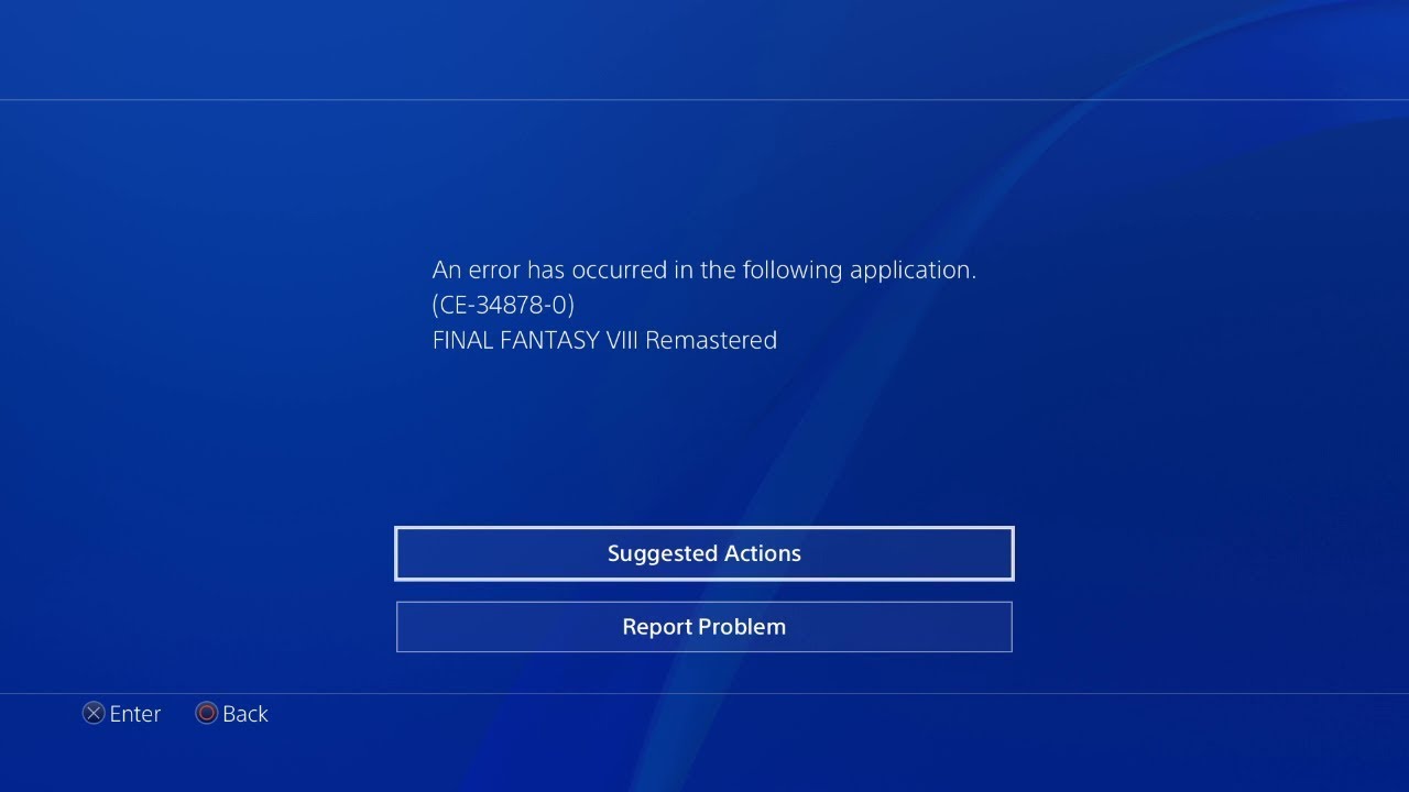 Final Fantasy VIII Remastered (PS4) - Returning to Main Menu Crash ...