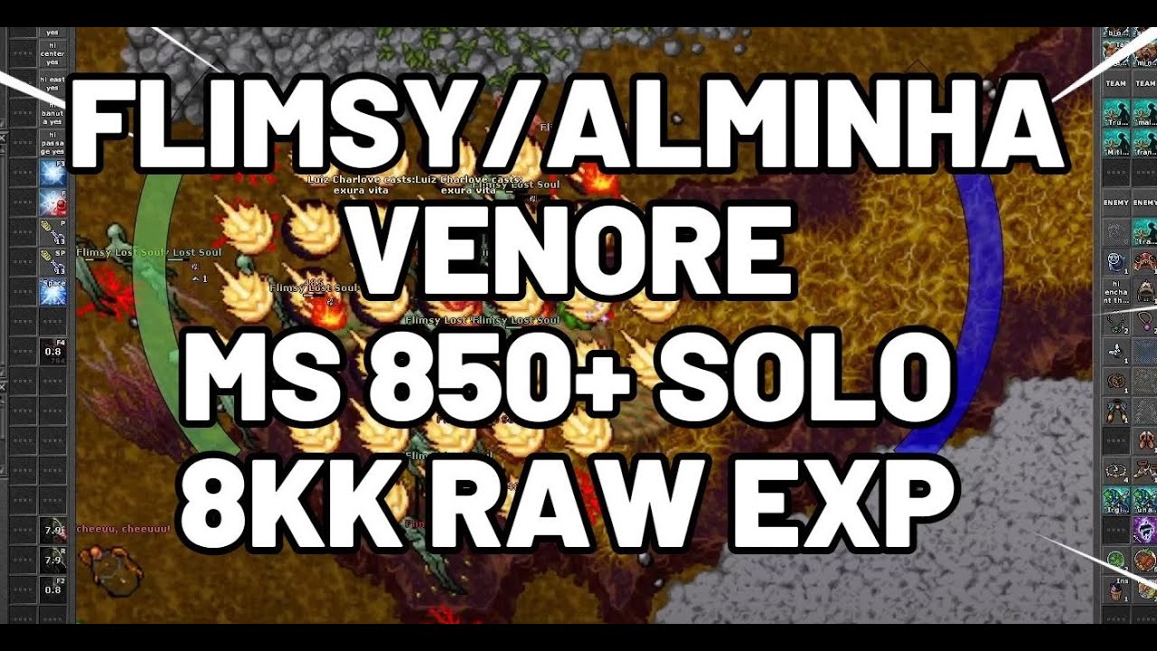 HUNT MS 850+ ALMINHA / FLIMSY VENORE 8KK NA RAW - YouTube