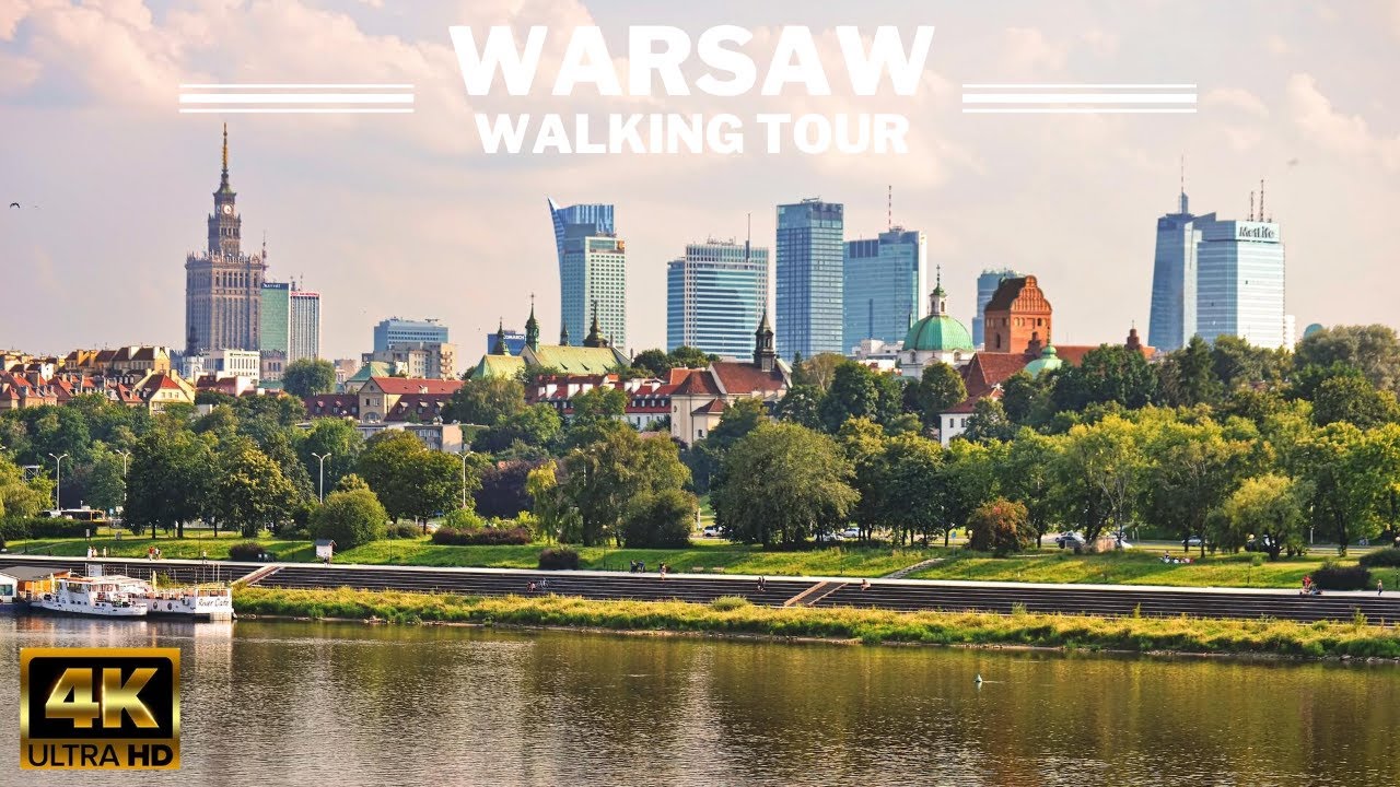 Warsaw Poland - 4K Virtual Walking Tour, City & Old Town - YouTube