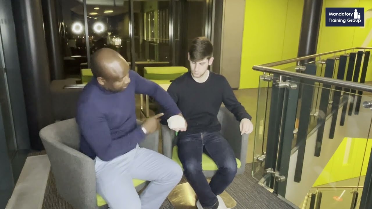 How to Apply a Bandage Around an Embedded Object | First Aid Training ...