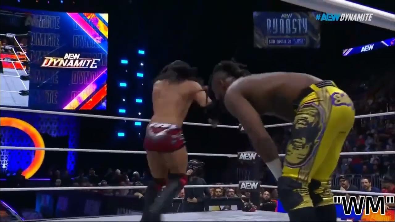 Swerve Strickland vs Konosuke Takeshita Dynamite 27/3/24 Highlights - YouTube