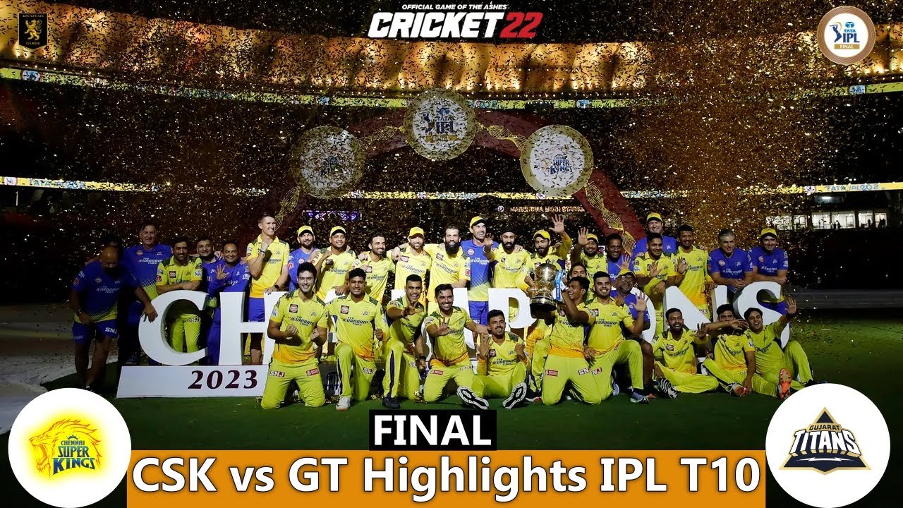 IPL 2023 FINAL | Chennai Super Kings vs Gujarat Titans | CSK Lifts the ...