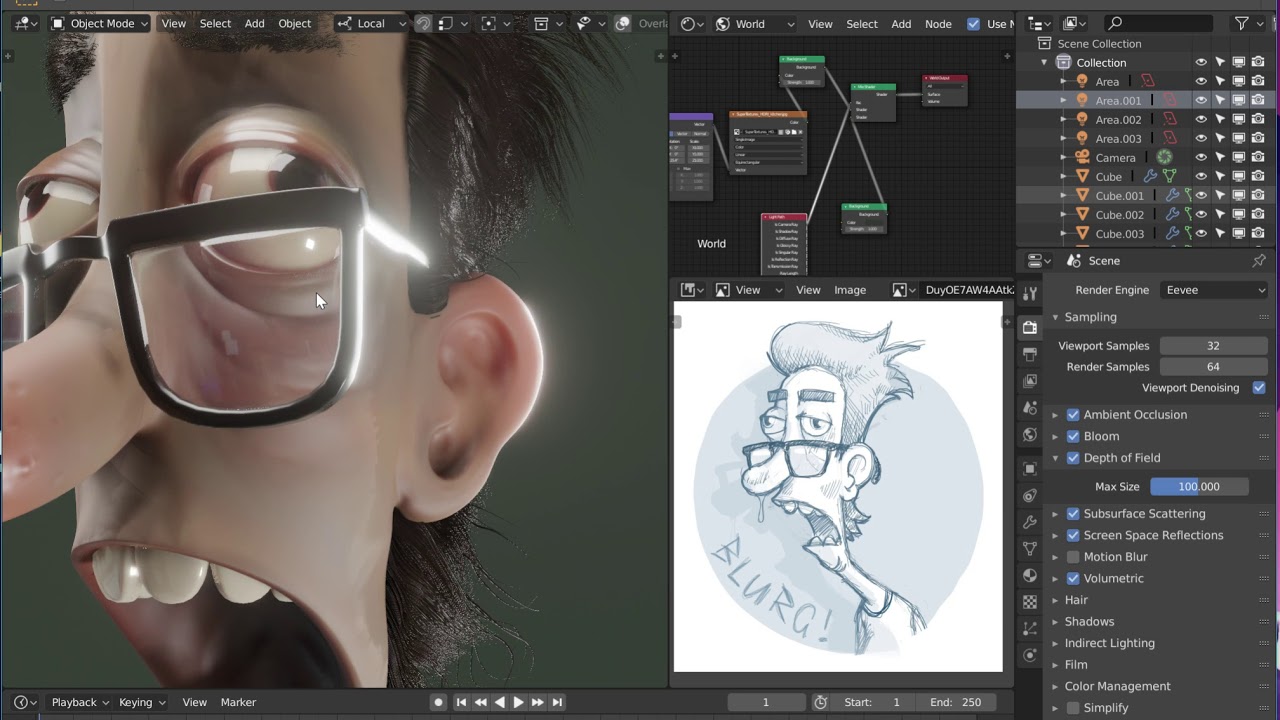 Christmas Cold - Eevee viewport demo - YouTube