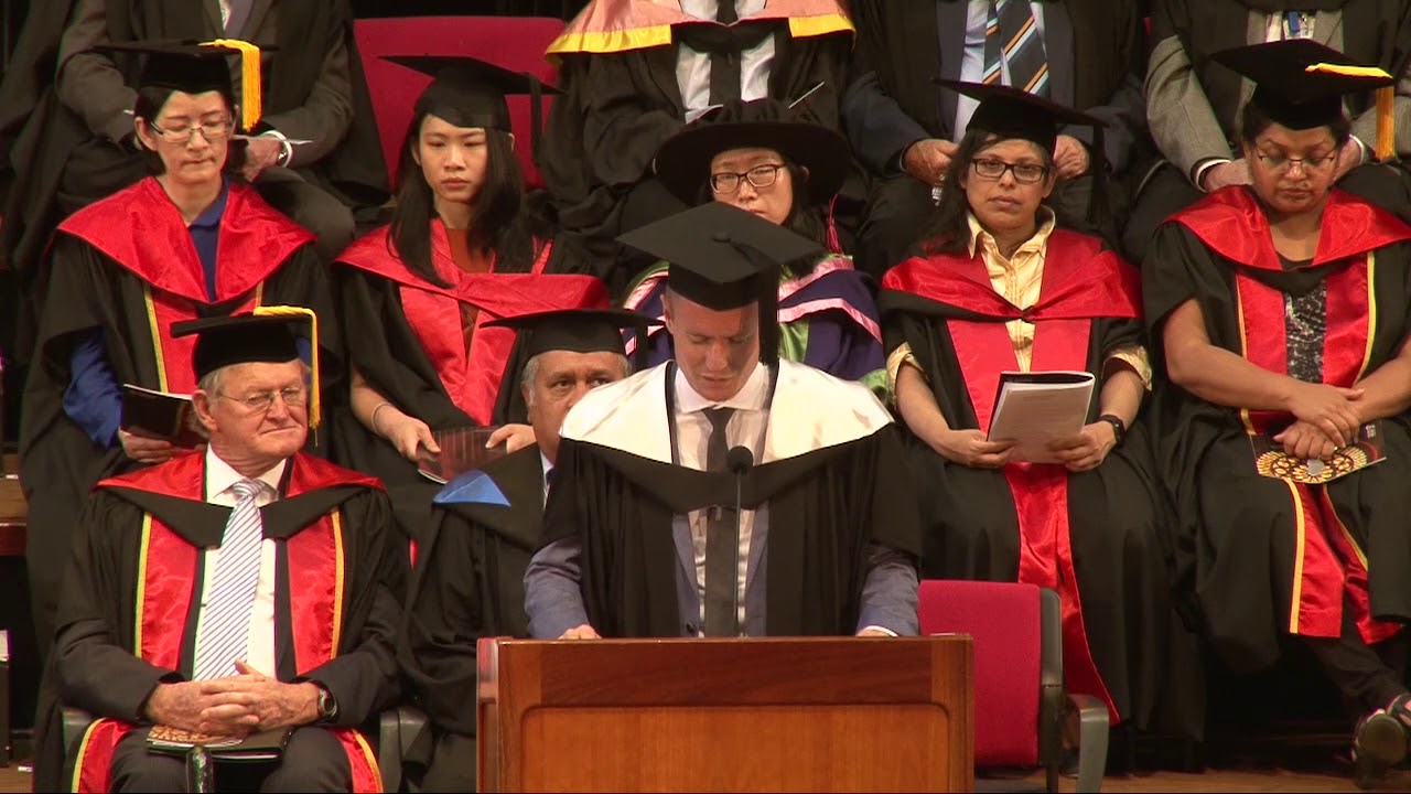 The Honourable Mayor Albert Jacob JP - UWA Graduation Address December ...