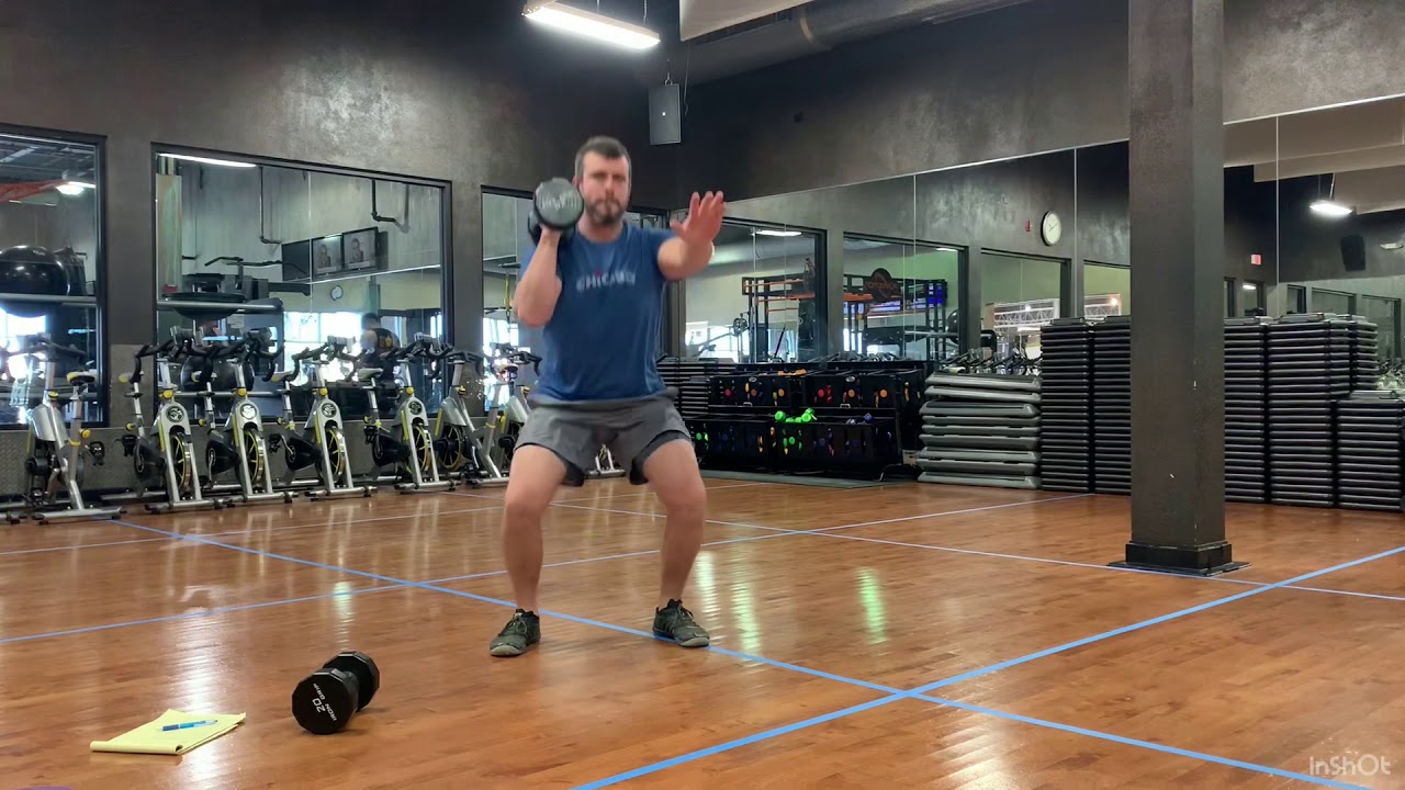 Front Squat - 1 DB Offset - YouTube