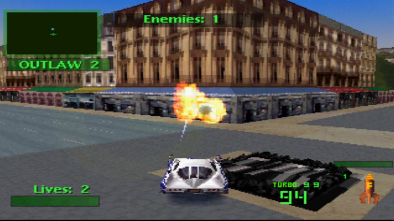 Twisted Metal 2 (PS1): Spectre gameplay and ending - YouTube