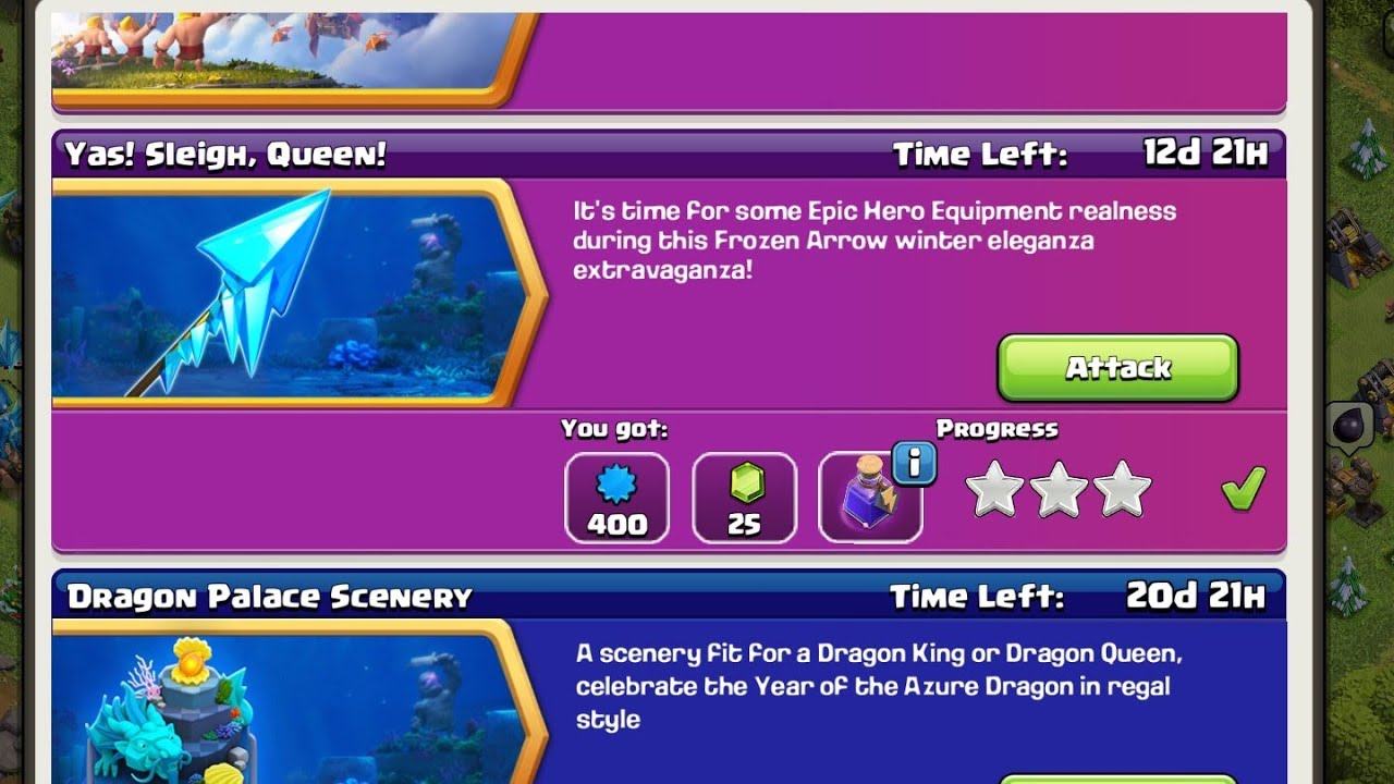 Easily 3 star new Coc event Yas! Sleigh, Queen! - YouTube