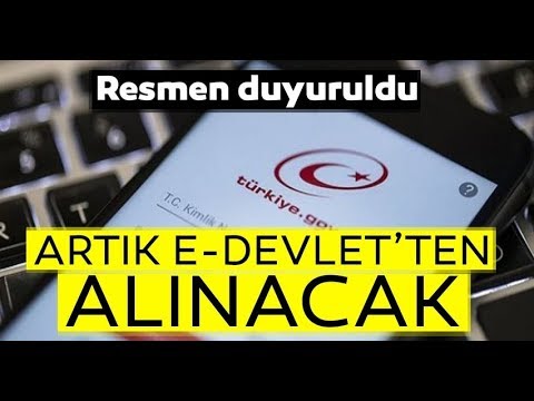 Seyahat İzin Belgesi E-Devlet'ten  Alınacak / A Haber | A Haber