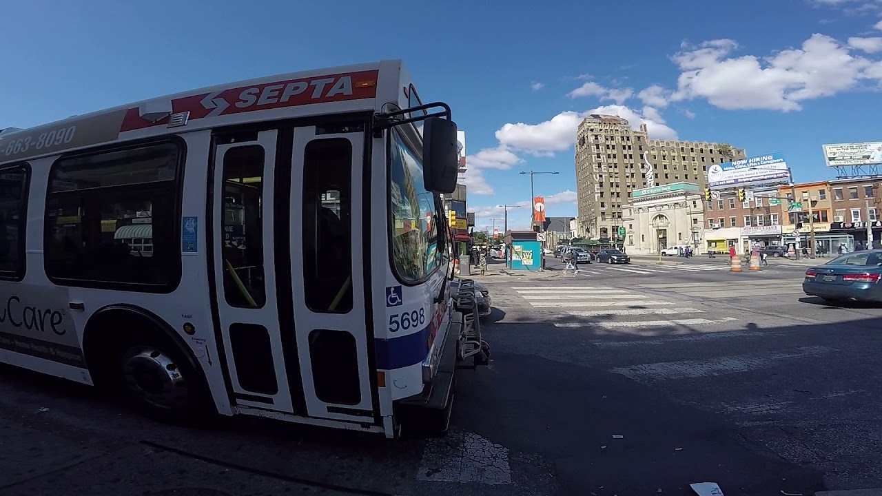 SEPTA Bus 2003 New Flyer Industries D40LF 5698 on Route 56 - YouTube