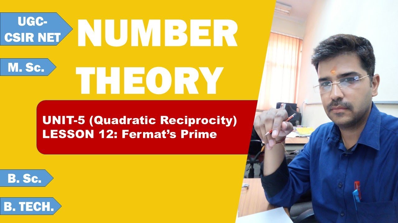 Number Theory Unit-5 Lesson-12: Fermat's Prime - YouTube