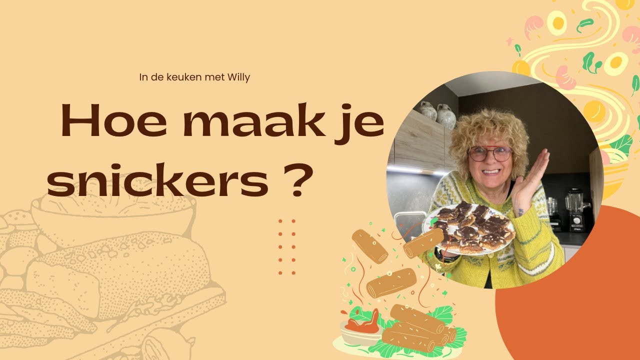 Hoe maak je zelf snickers? - YouTube