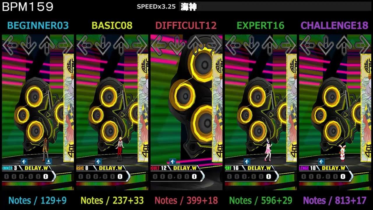 DDR / 海神 - SINGLE (DanceDanceRevolution 2014) - YouTube