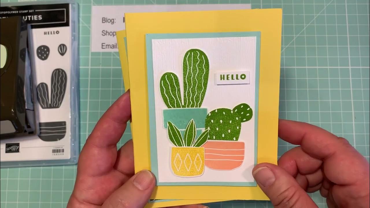 12 Cactus Cuties Cards - YouTube