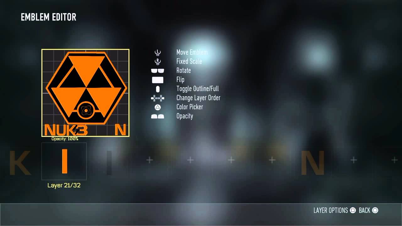 NUKETOWN emblem tutorial Black Ops lll - YouTube
