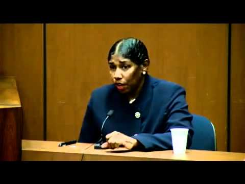 Conrad Murray Trial - Day 16, October 24, 2011 - Cherilyn Lee (1 of 4 ...