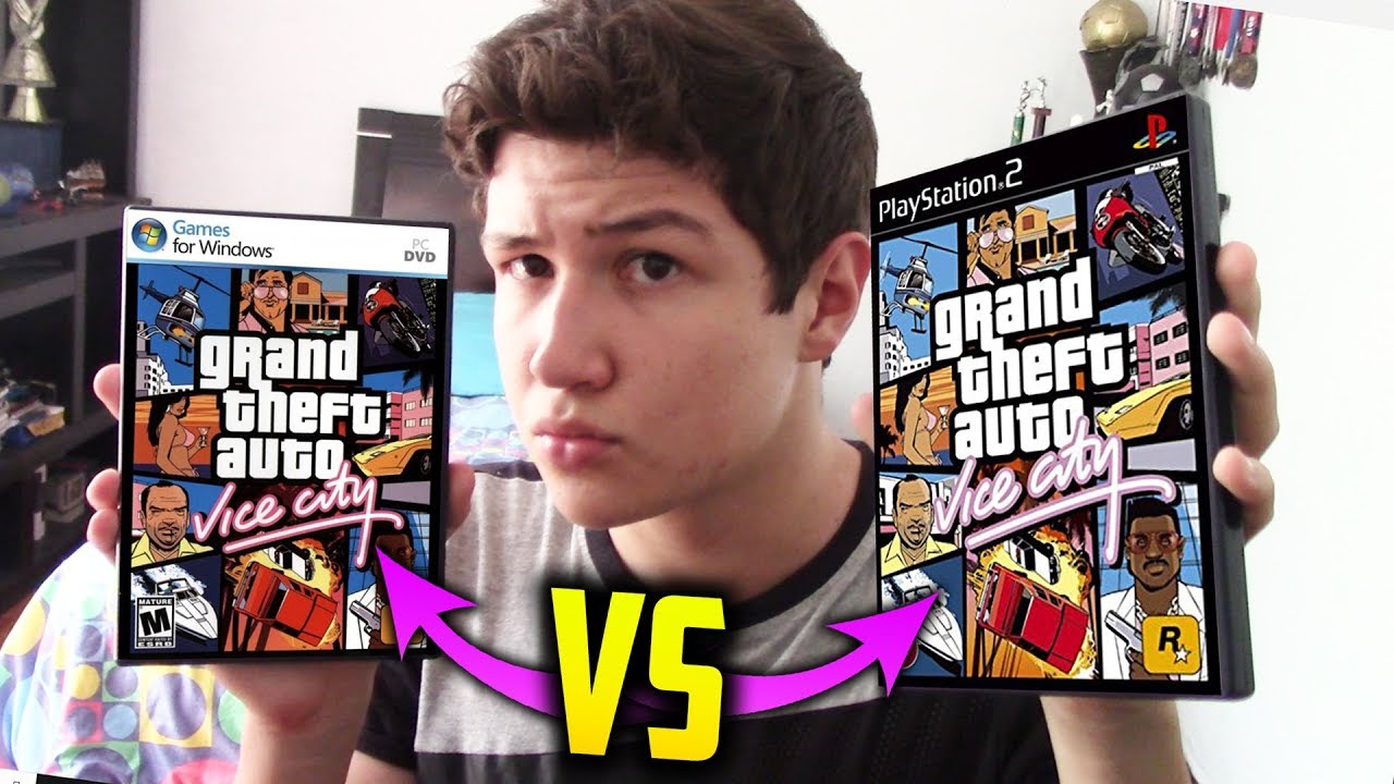 GTA VICE CITY PS2 vs PC!! Comparación Grand Theft Auto VC - YouTube