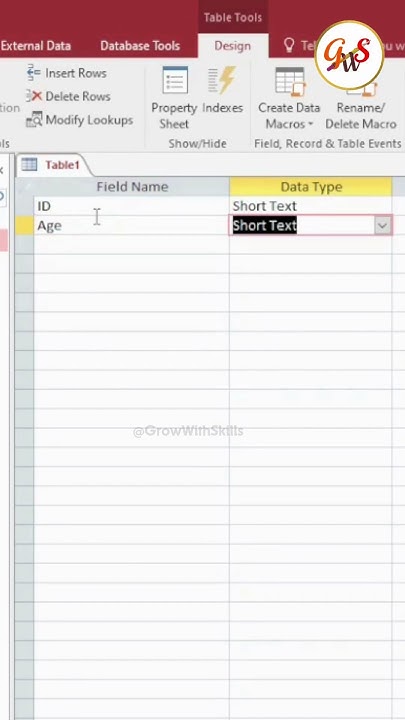Create a Table in MS Access – Quick & Easy! #msaccess - YouTube