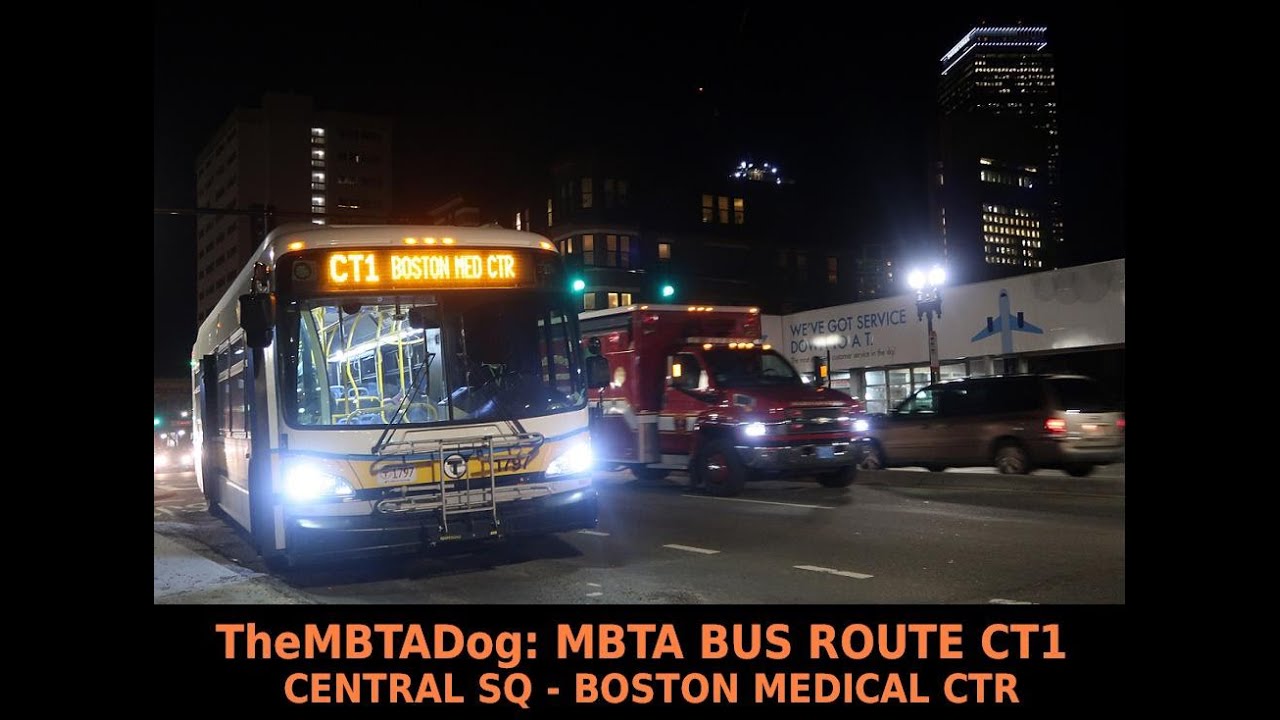 TheMBTADog: MBTA Bus CT1 Ride: Central Square to Boston Medical Center ...