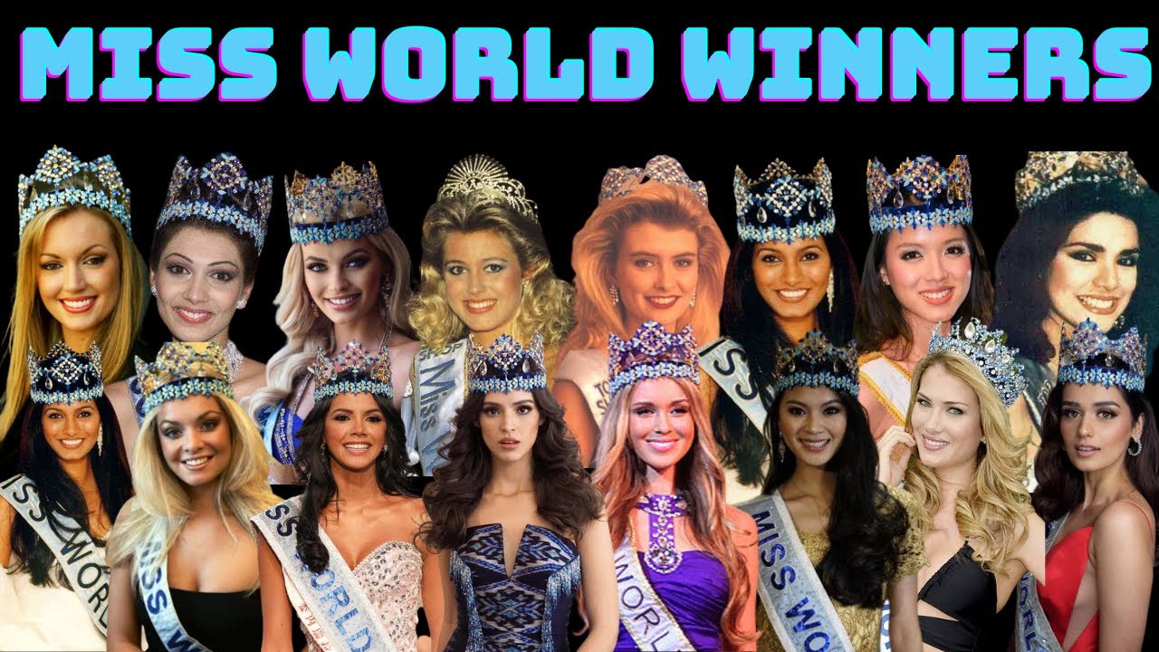 ALL Miss World Crowning Winners (1951-2022) - original footage - YouTube
