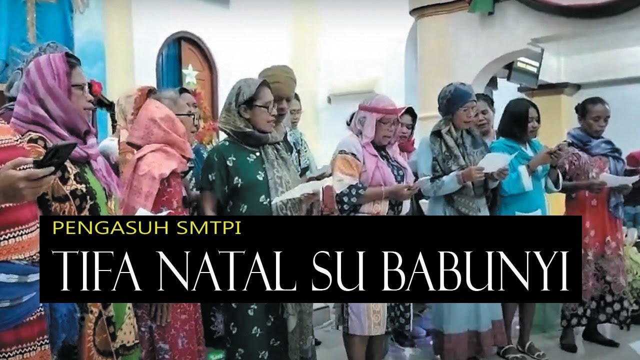 Puji-pujian Pengasuh SMTPI Jemaat GPM Paperu, di perayaan natal SMTPI ...