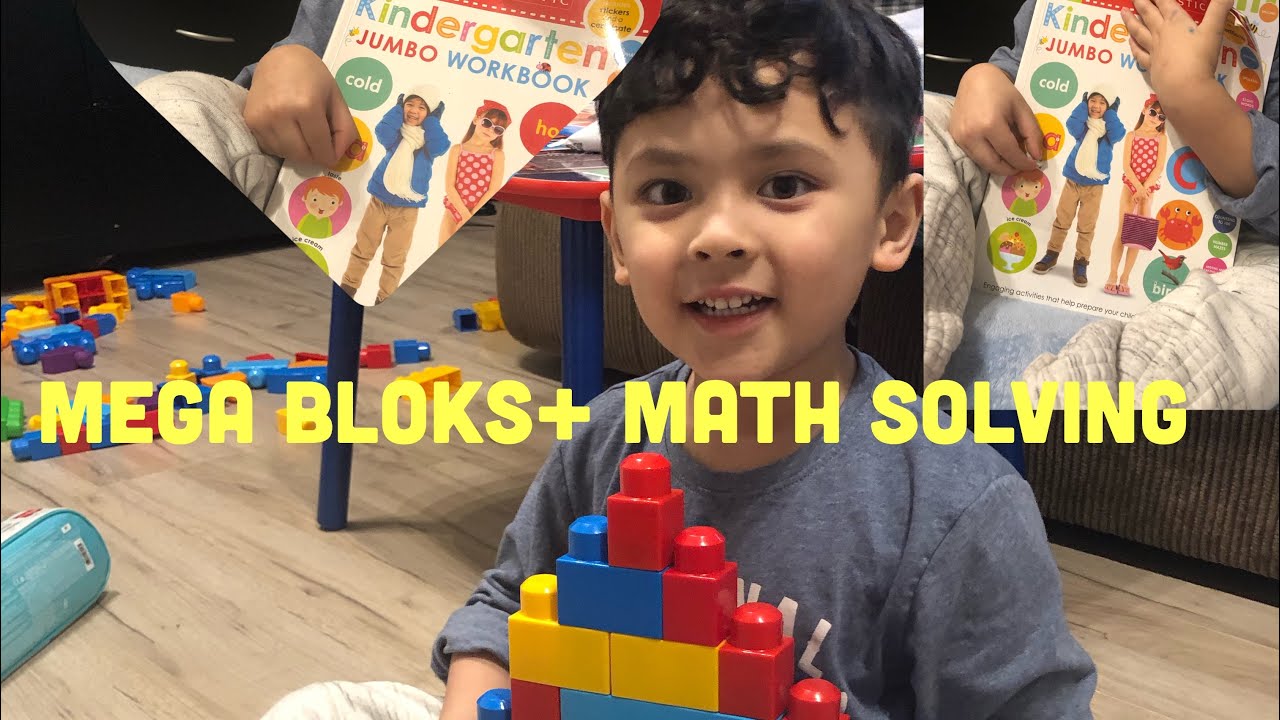 Mega bloks + math solving - YouTube