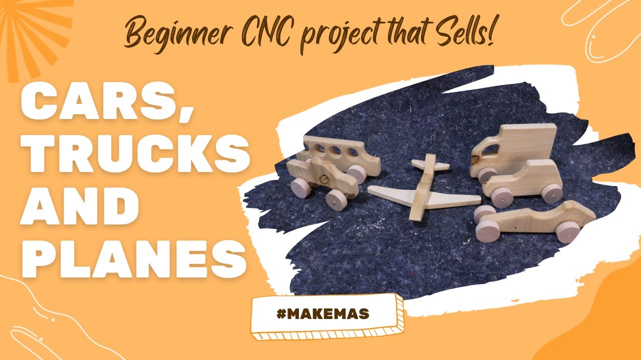 Wooden Toys a beginner CNC project that sells! - YouTube
