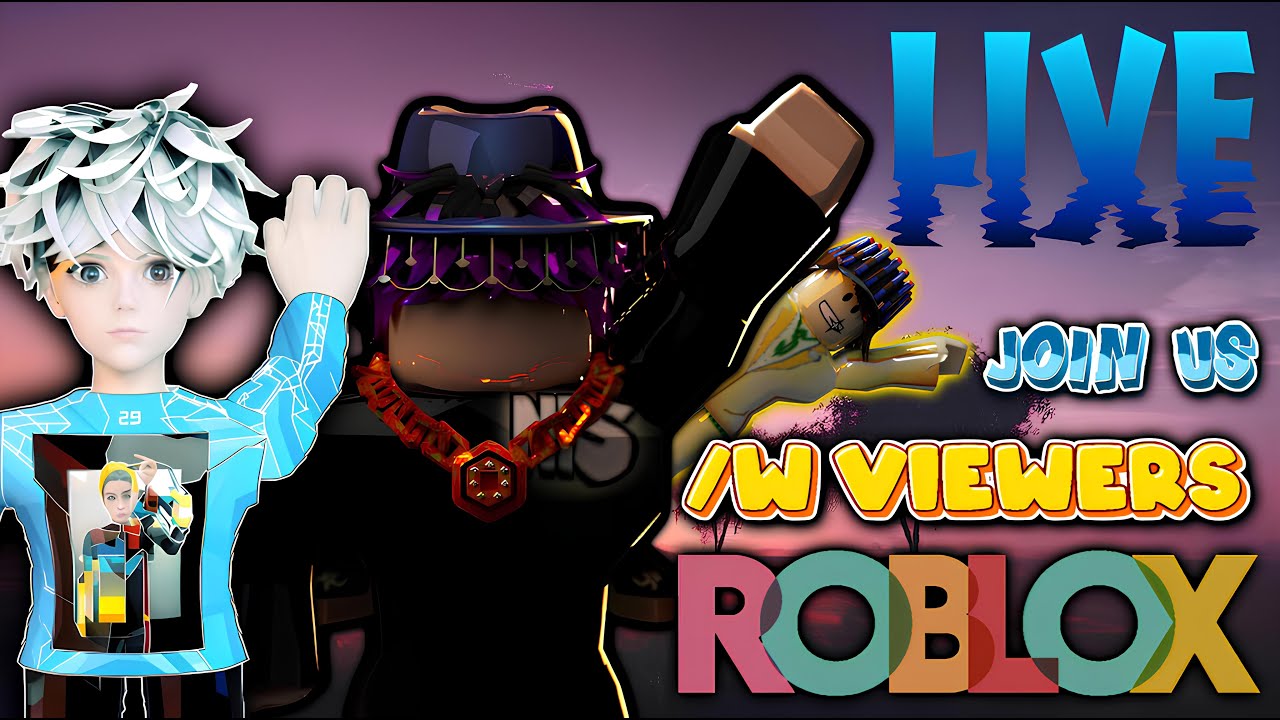 🔴ROBLOX LIVE | PLAYING WITH VIEWERS😍 | JOIN US🤞 | DPG SQUAD👋 | DITTO PC ...