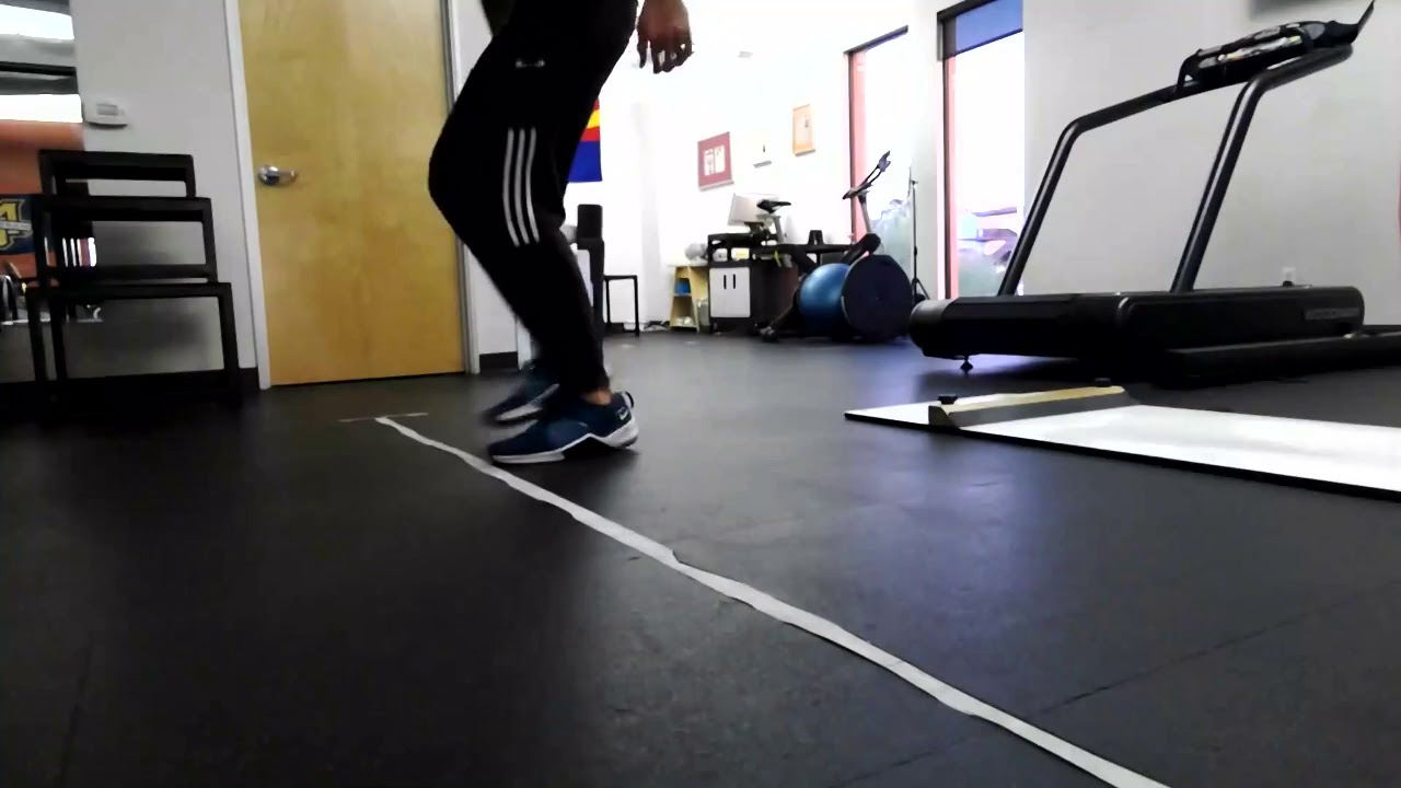 Agility Ladder 2 in 2 out Lateral - YouTube