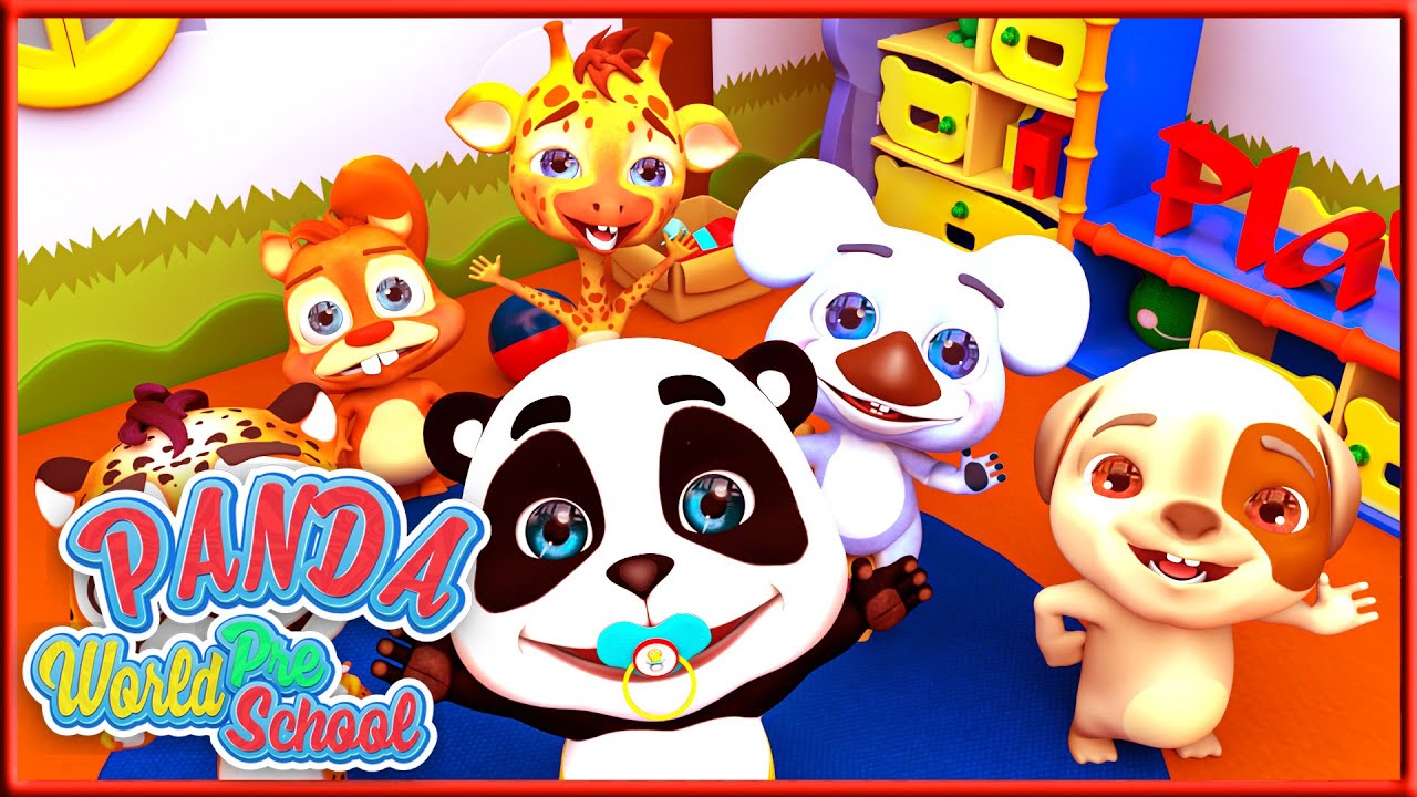 Animal Sounds Song - Songs for Children - Panda World Pree School - YouTube