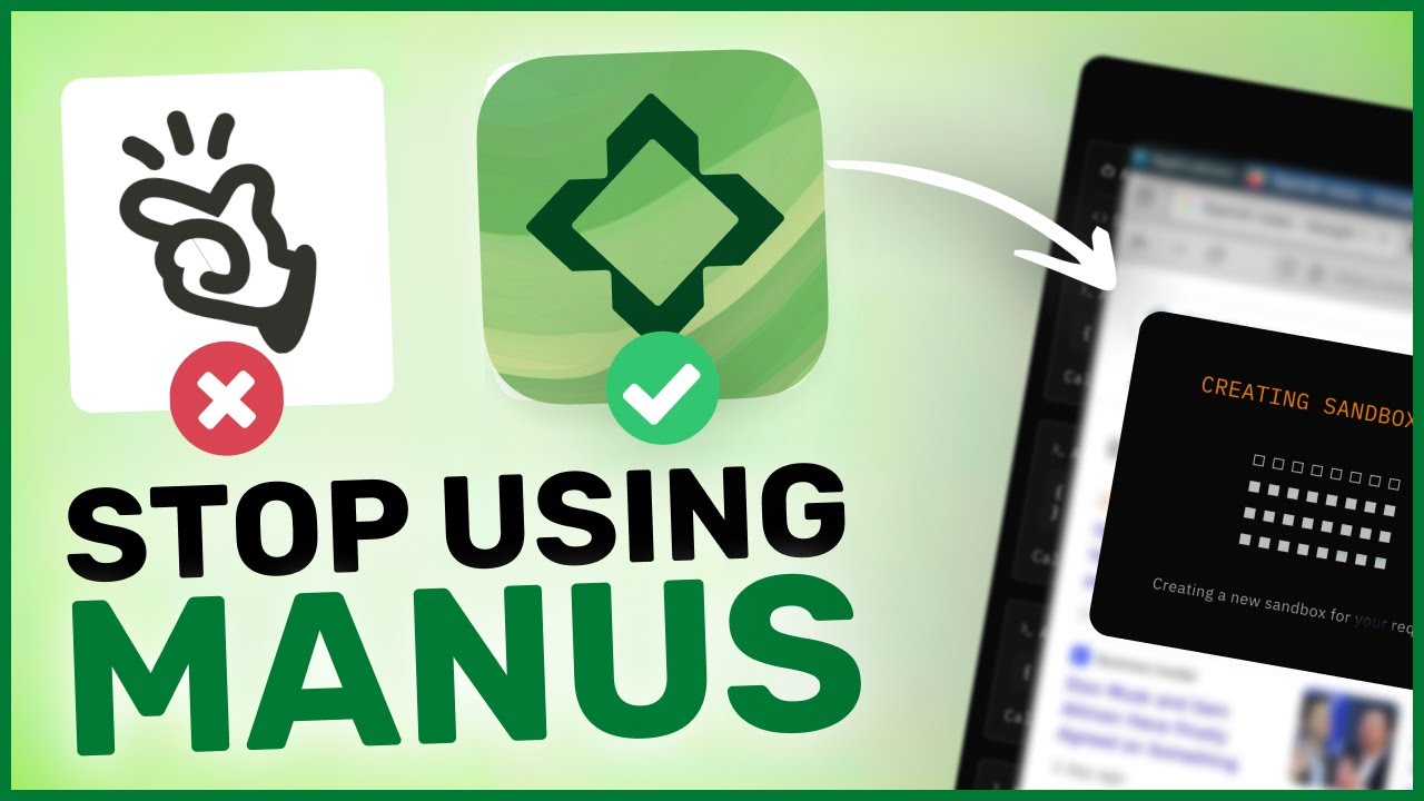 STOP USING Manus, USE THIS FULLY FREE ALTERNATIVE INSTEAD! - YouTube