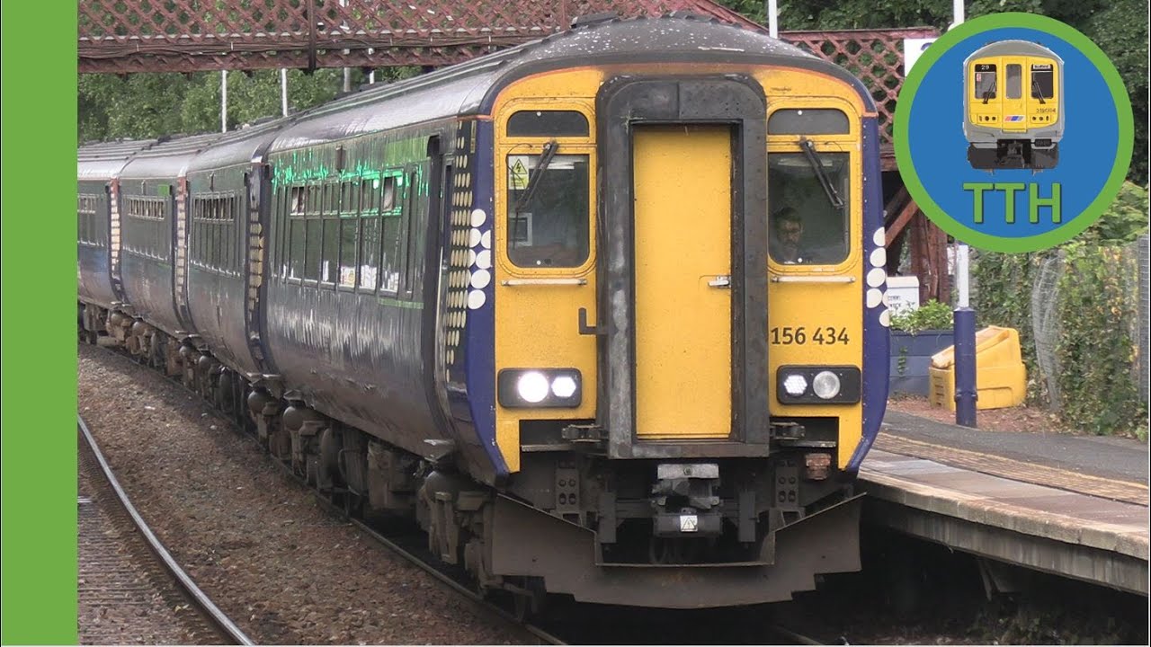 Trains at Giffnock - YouTube
