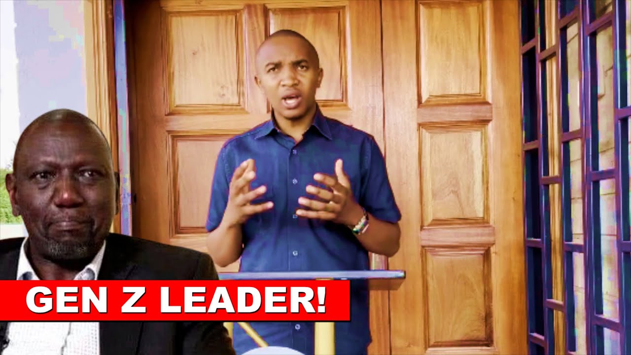 BREAKING NEWS: GEN Z LEADER Morara Kebaso urgent address to the Nation ...