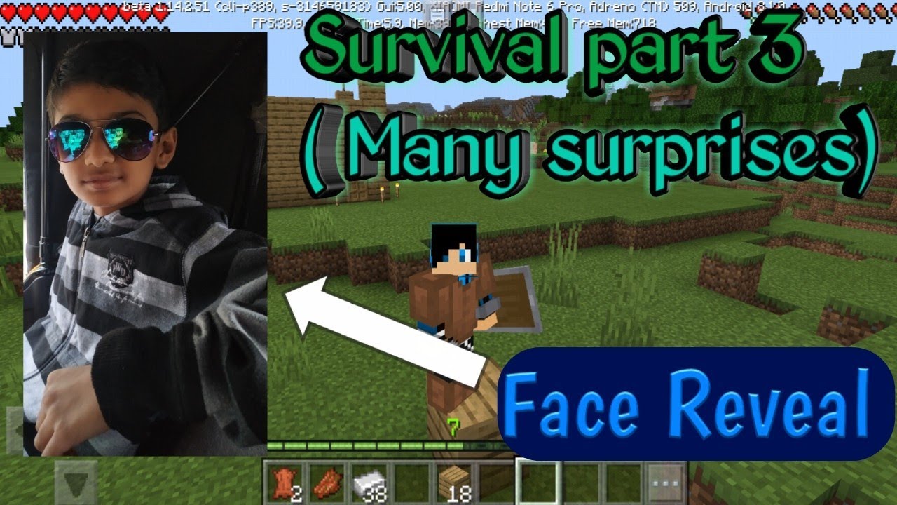 Many surprises 🎁🎁 + face reveal ( Minecraft part 3 ) - YouTube