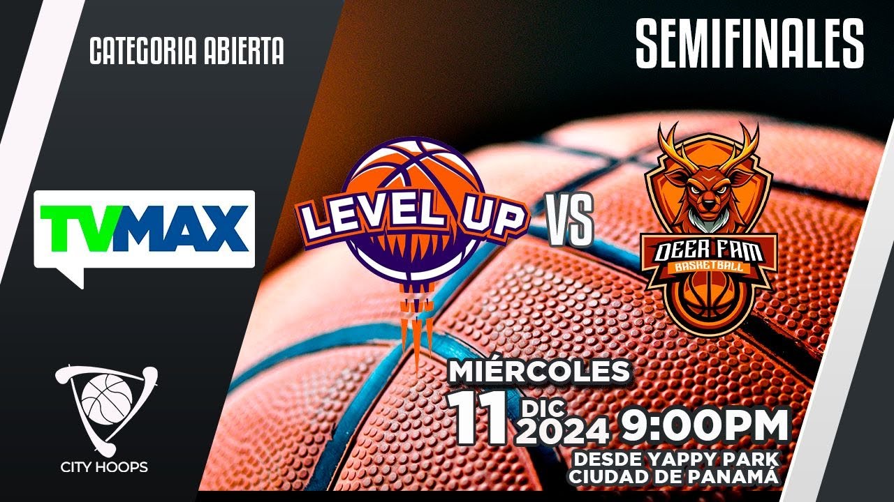 CITY HOOPS BASKETBALL 🏀 | LEVEL UP 🆚 DEER FAM | SEMIFINALES | # ...