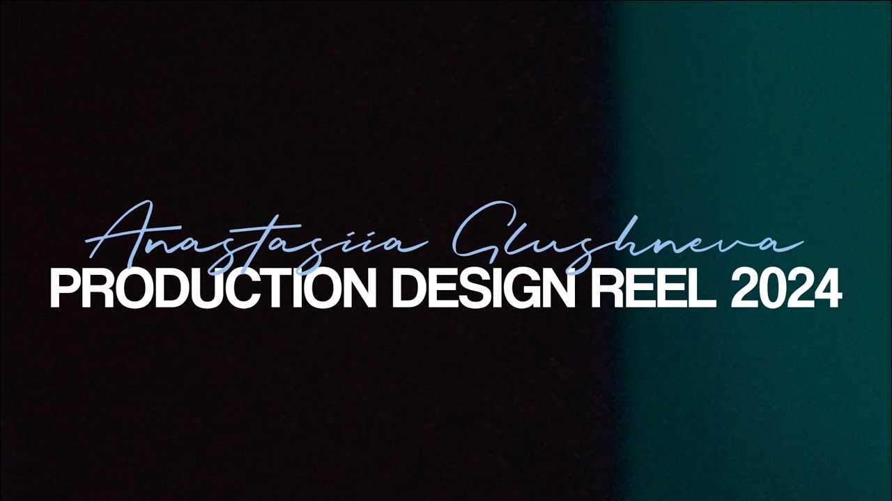 AG - Production Designer Reel - YouTube