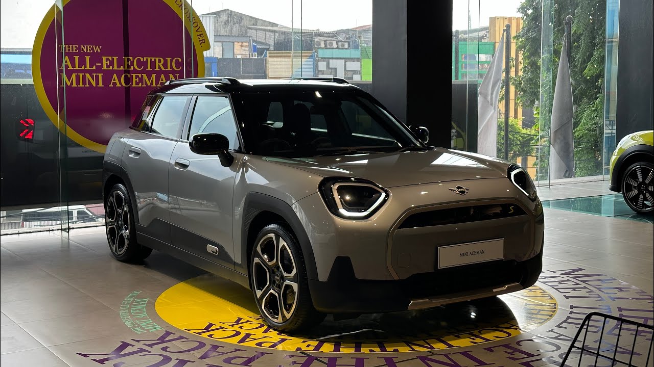 MINI Aceman Electric 2024 in Melting Silver Quick Review Indonesia ...