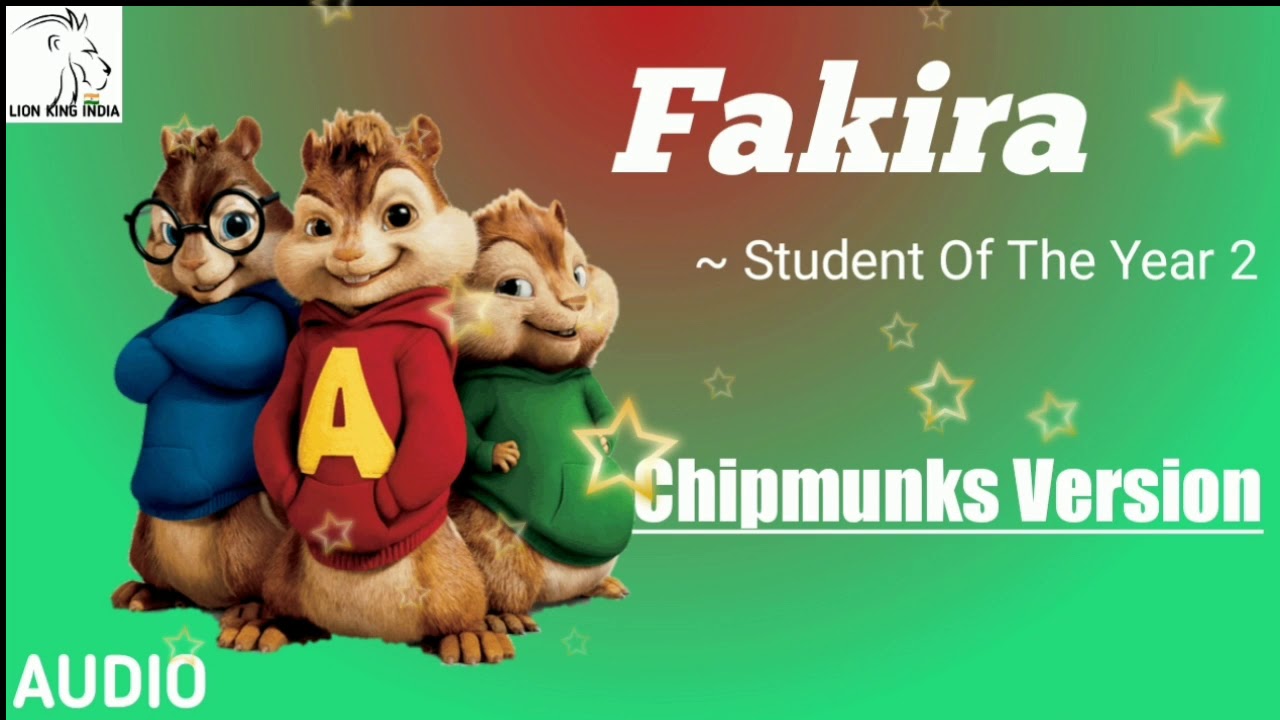 Fakira Song ~ Student Of The Year 2 in Chipmunks Version - YouTube