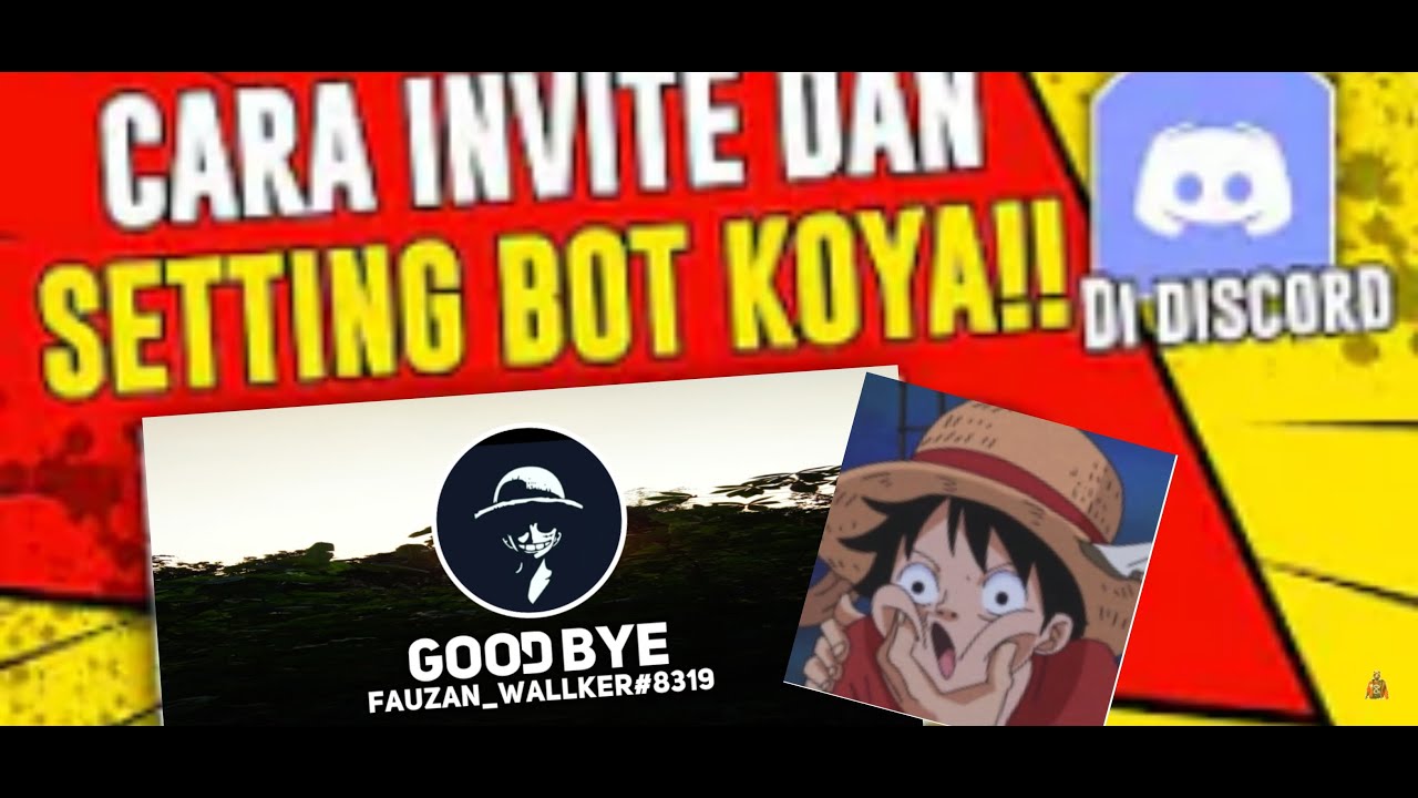 Cara Setup Bot Welcome/Goodbye Bot Koya -Discord Tutorial Simak Terus ...