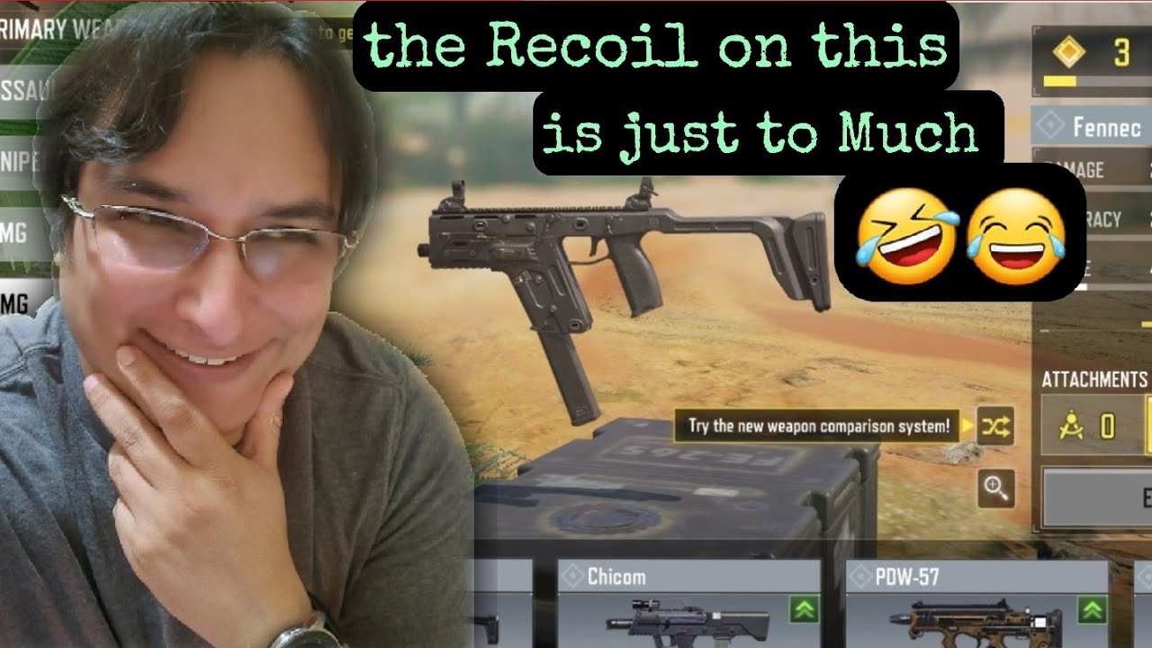 1st time using the"Fennec"Gun.the Recoil on this was very strong You ...