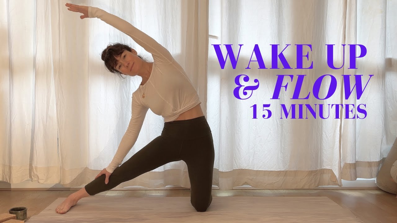 Morning Yoga Flow / 15-minute full-body - YouTube