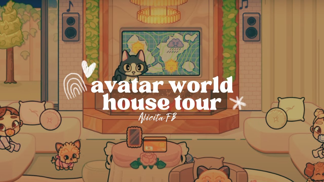 HOUSE TOUR! | AVATAR WORLD 🦩 (NO VOICE) - YouTube