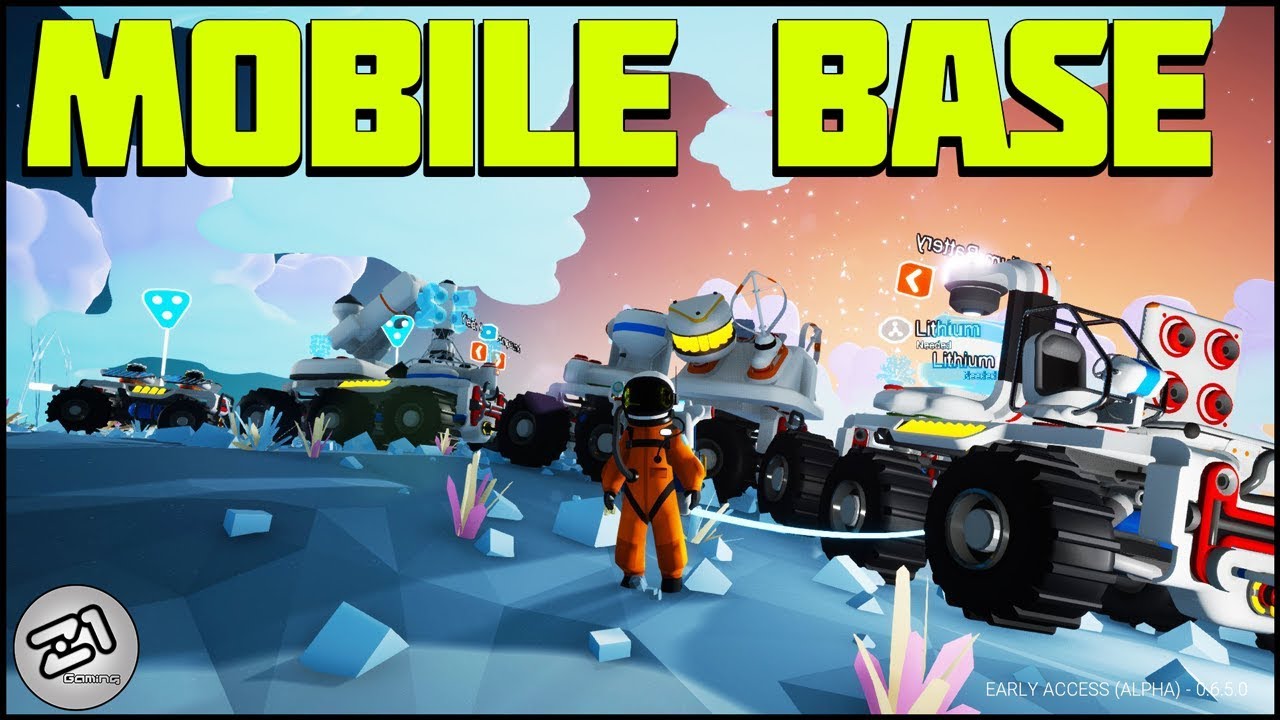 Building the MOBILE BASE! Astroneer Update 6.5 | Z1 Gaming - YouTube