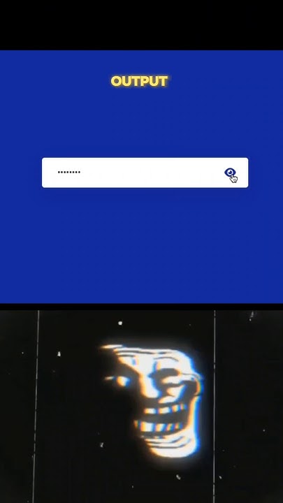 Cleanncode For Show And Hide Passwordhtml Css Javascript Shorts Codingshow Hide Password