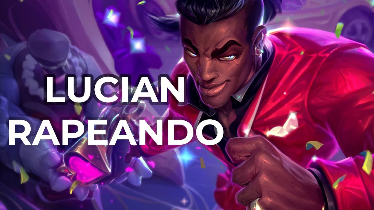 ESTO PASA SI LE PONES UNA BASE DE RAP A LUCIAN😎El Rap De Lucian😎League ...