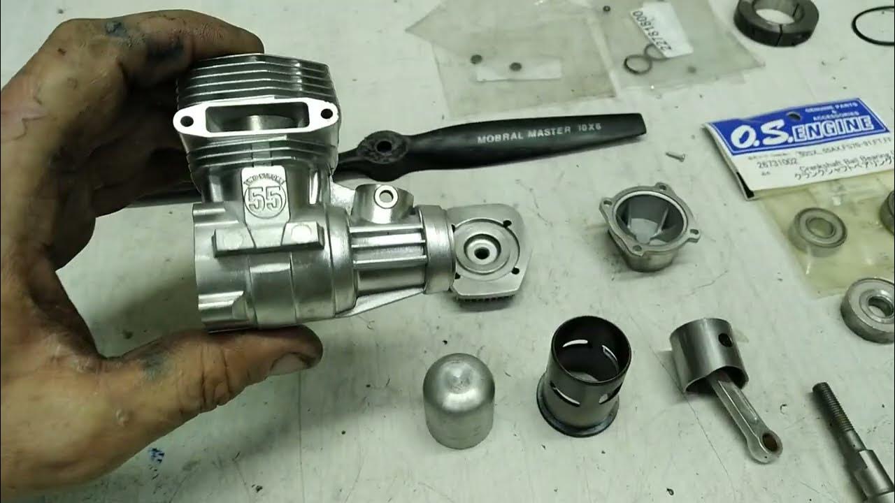 Motor OS MAX 55 AX Jateado e polido - YouTube