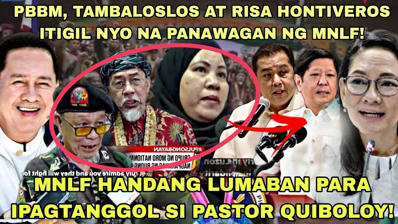 MNLF HANDANG LUMABAN PARA IPAGTANGGOL SI PASTOR QUIBOLOY! #news # ...