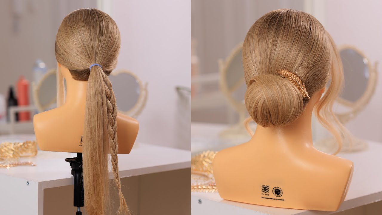 Low Bun | Easy Method - YouTube