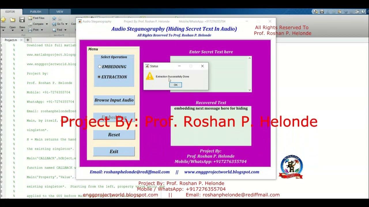 Audio Steganography Hiding Secret Text In Audio With Source Code Audio Steganography Using